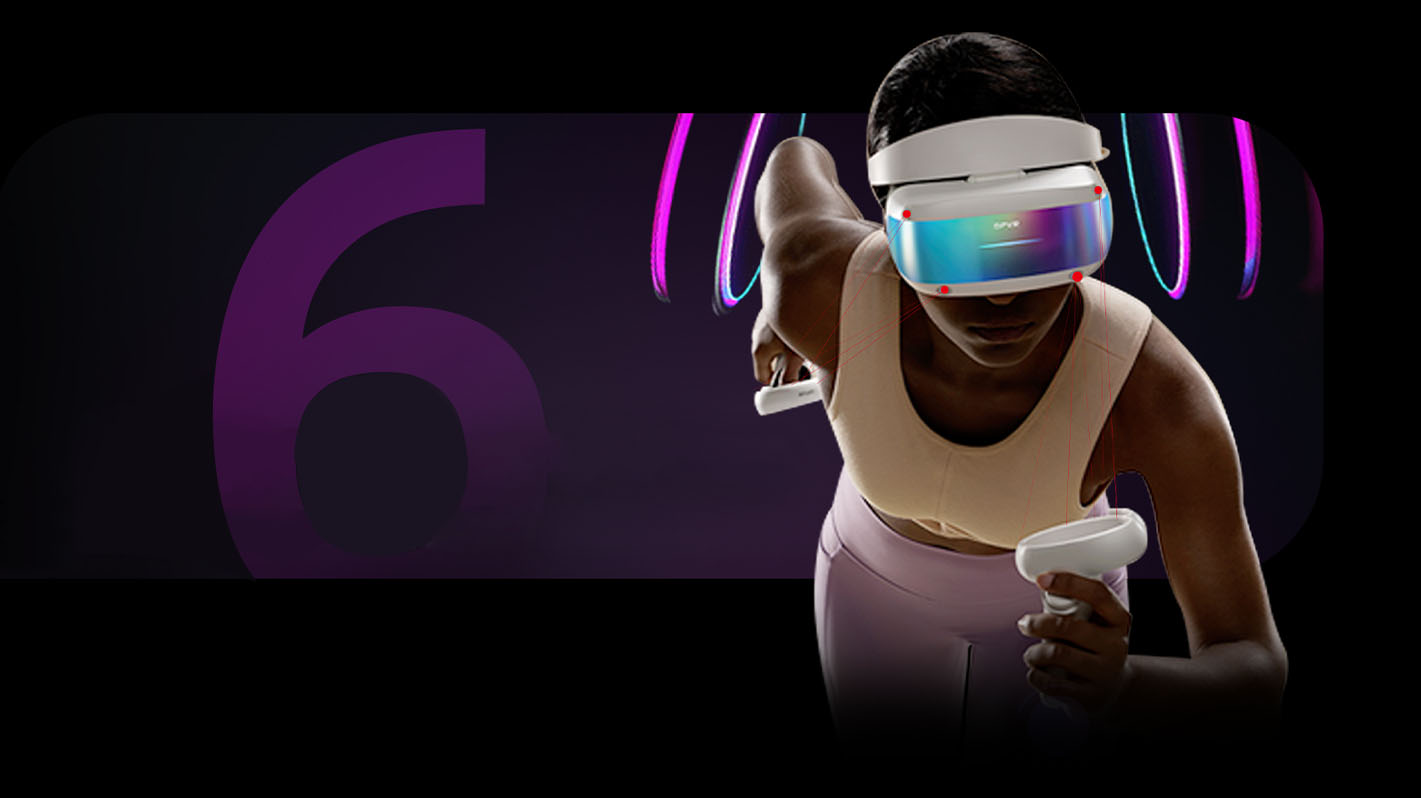 DPVR E4 (Black) PCVR PC Gaming - 120hz Refresh Rate - Inside out Tracking - 116° Field of View ...